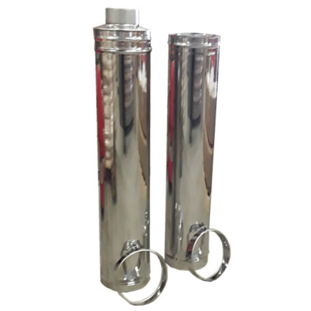 Dundalk Stainless Chimney Pipe (2pcs in 1 box) with Free Shipping ...